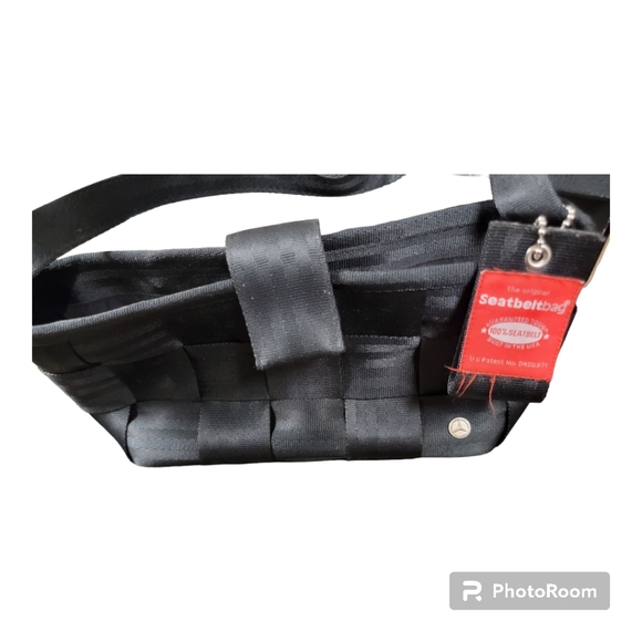 Bags | Seatbelt Bags Mercedes Benz Black Bag Tote | Poshmark